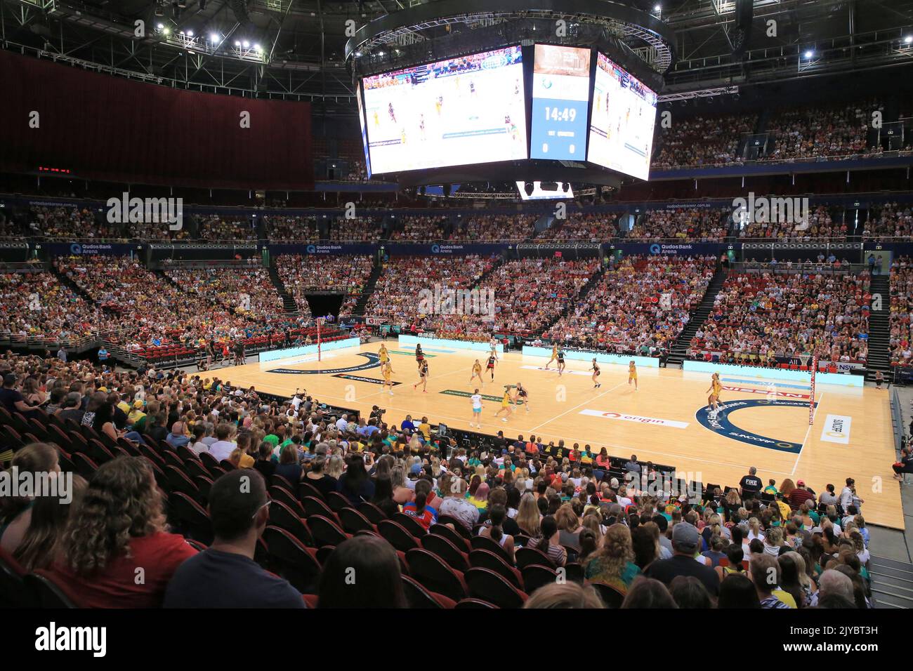 A large crowd over over 11 thousand watches the game during the ...