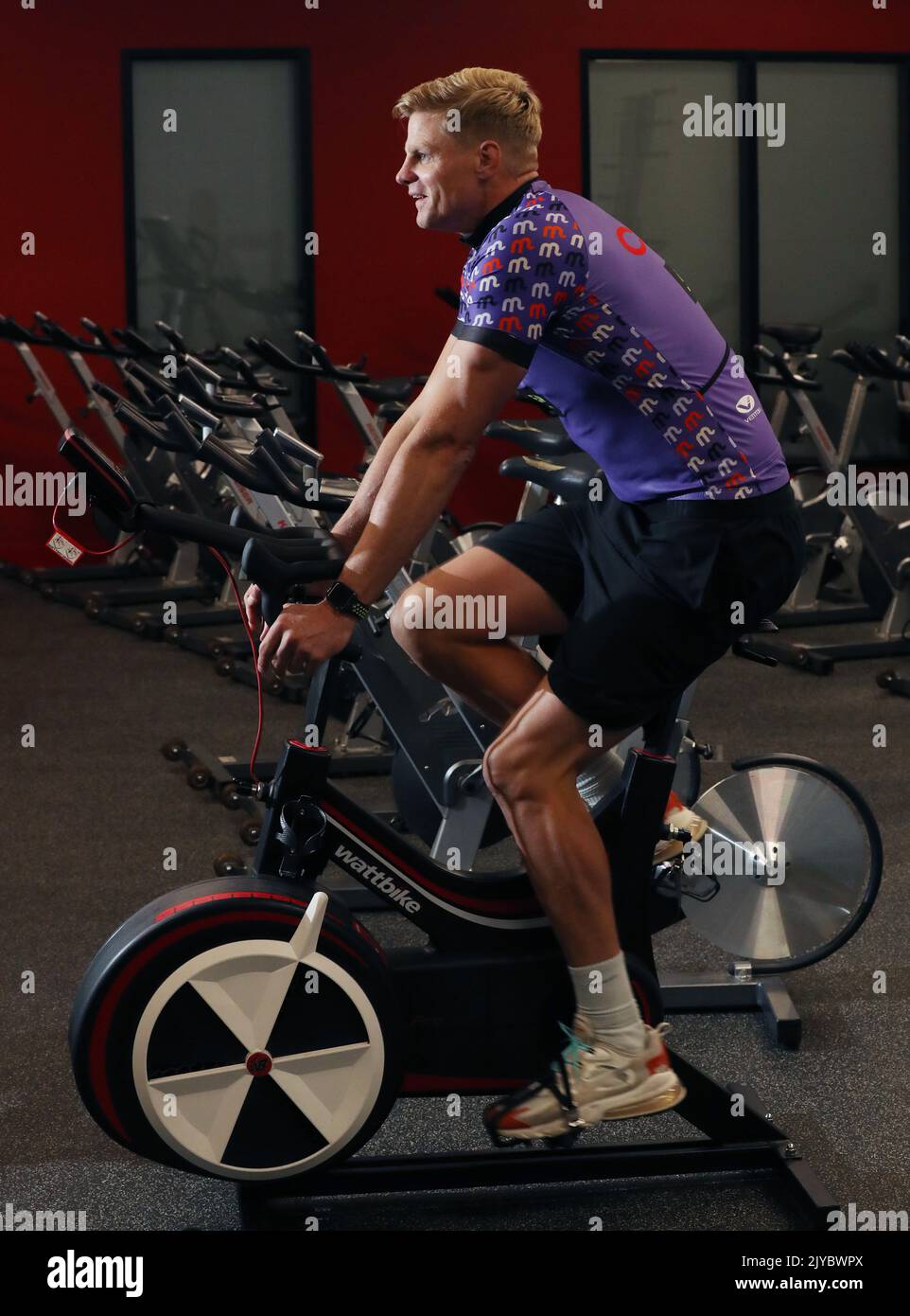 Nick Riewoldt at the St Kilda Football club where he is also preparing ...