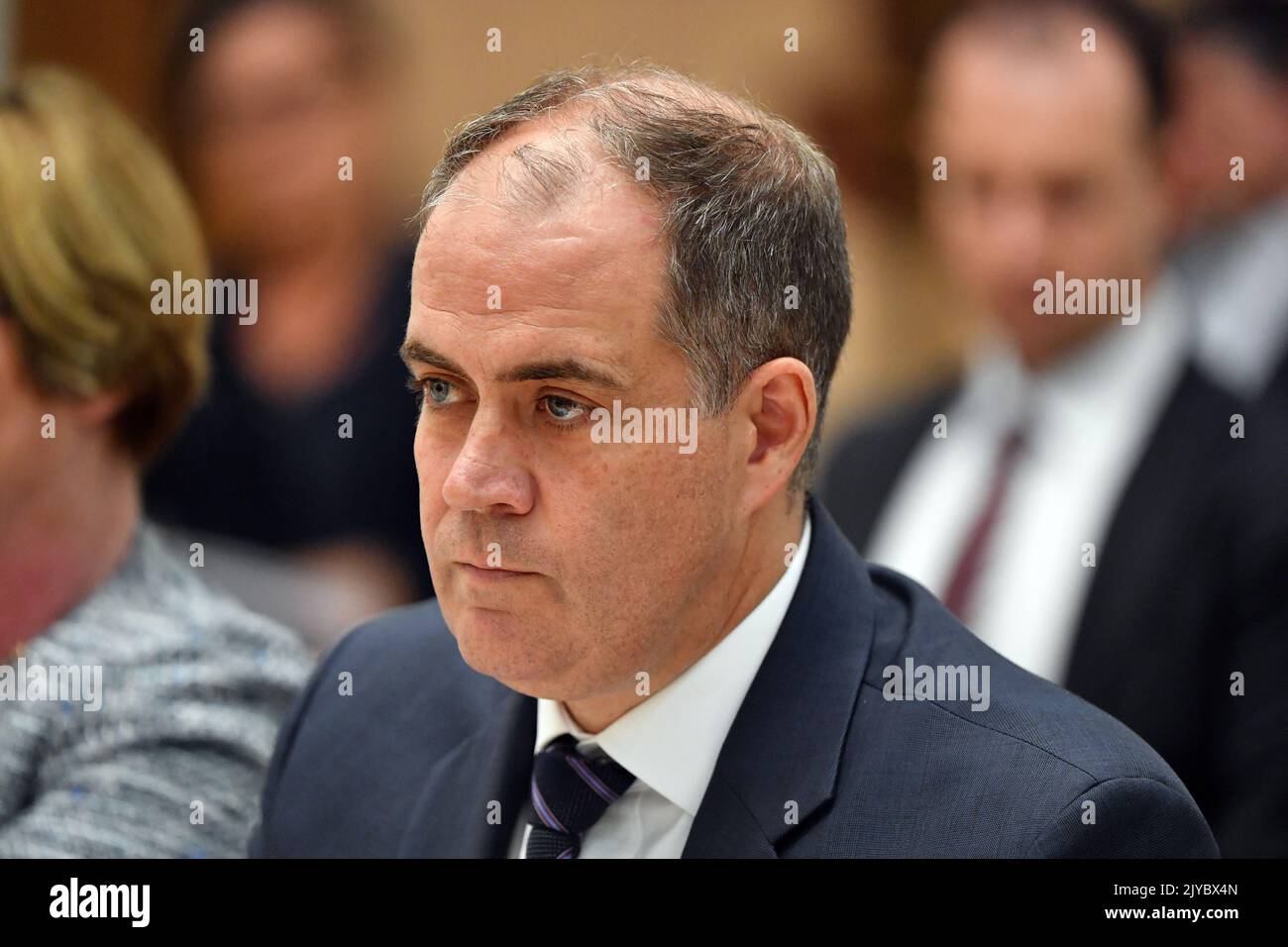 ABC Managing Director David Anderson appears at a Senate estimates ...