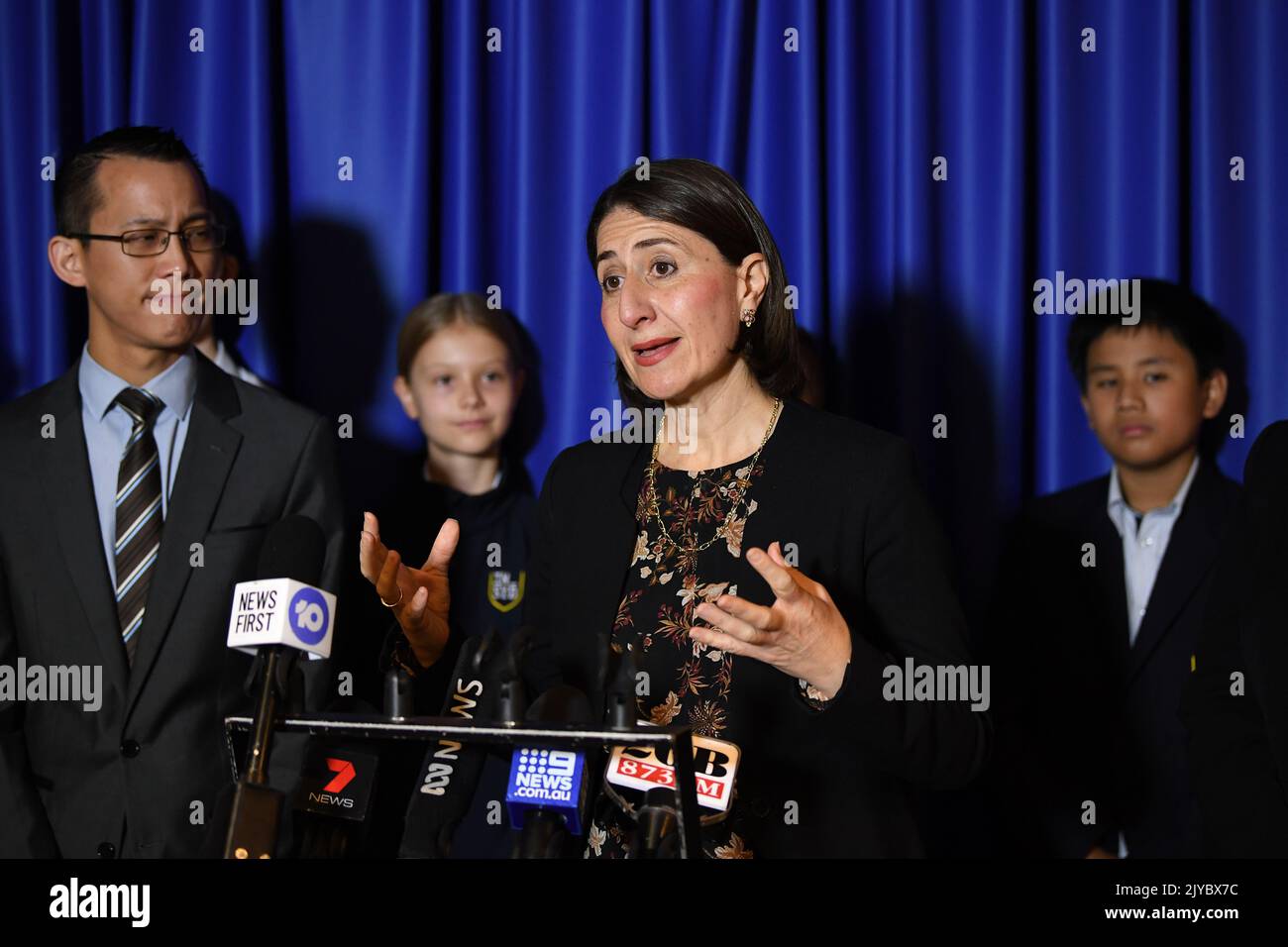 NSW Premier Gladys Berejiklian and Minister for Education and Early ...