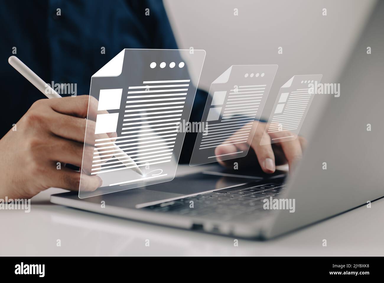 Digital documents hi-res stock photography and images - Alamy