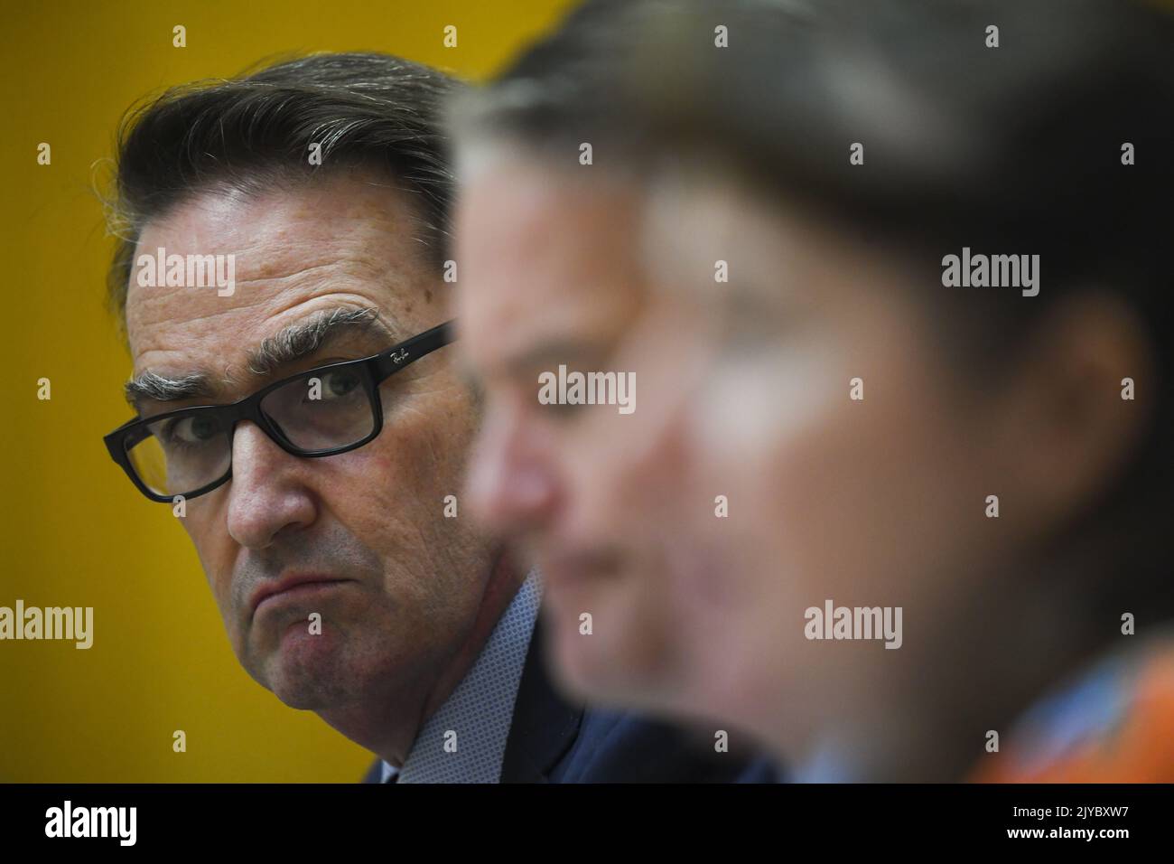 Secretary to the Treasury Dr Steven Kennedy appears before a Senate ...