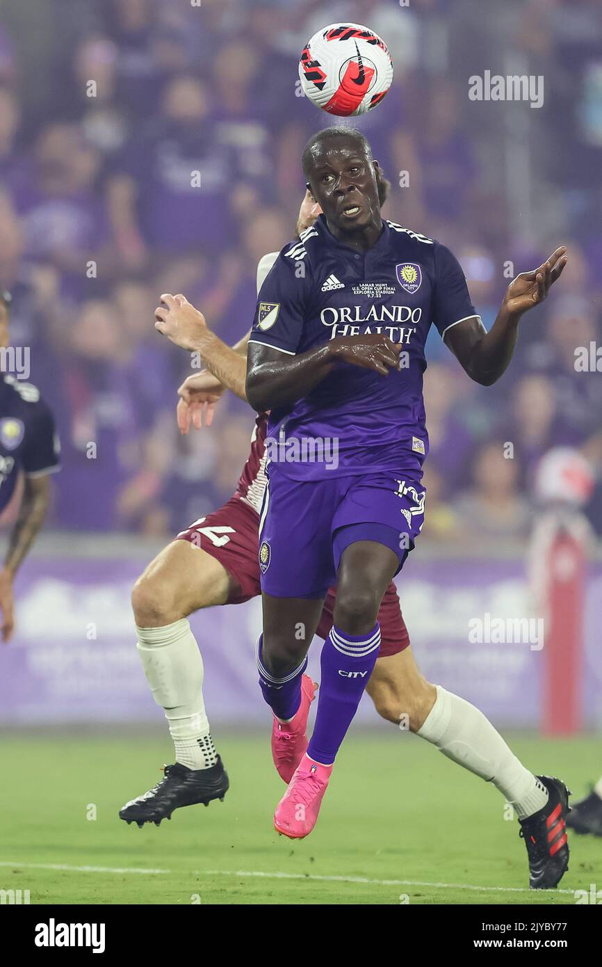 Orlando, Florida, USA. September 7, 2022: Orlando City forward BENJI ...