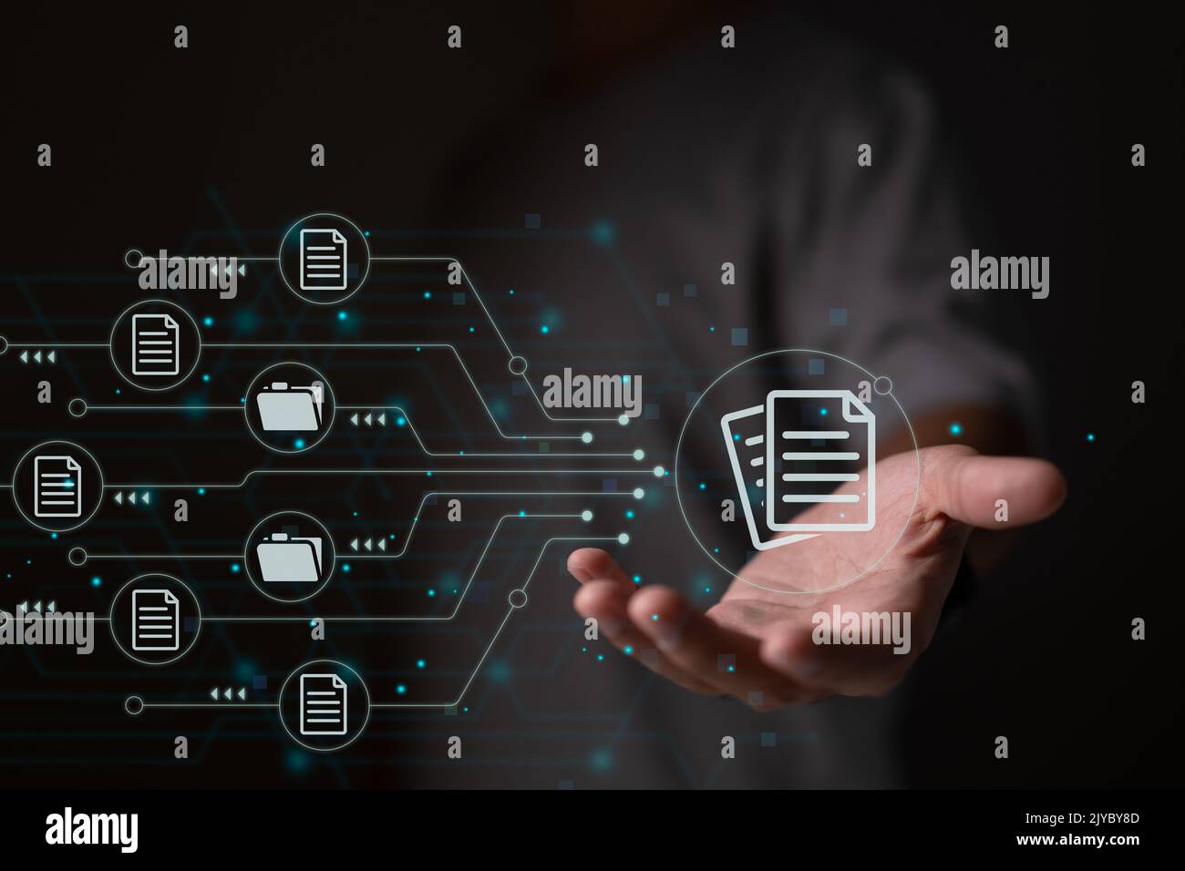 Document Management System (DMS). Archiving software for business files ...