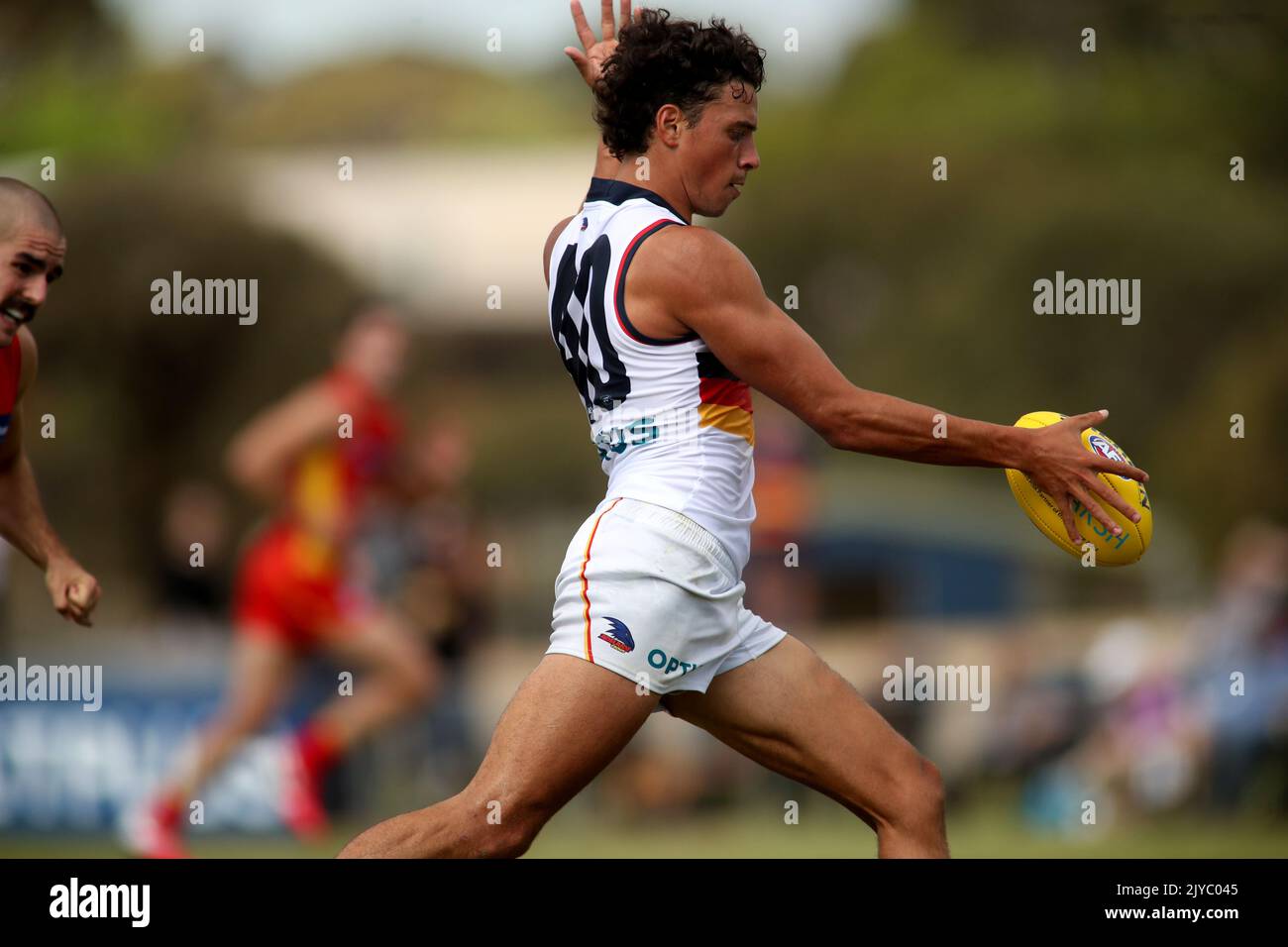 Ben Davis of the Crows in action during the AFL Marsh Community Series ...