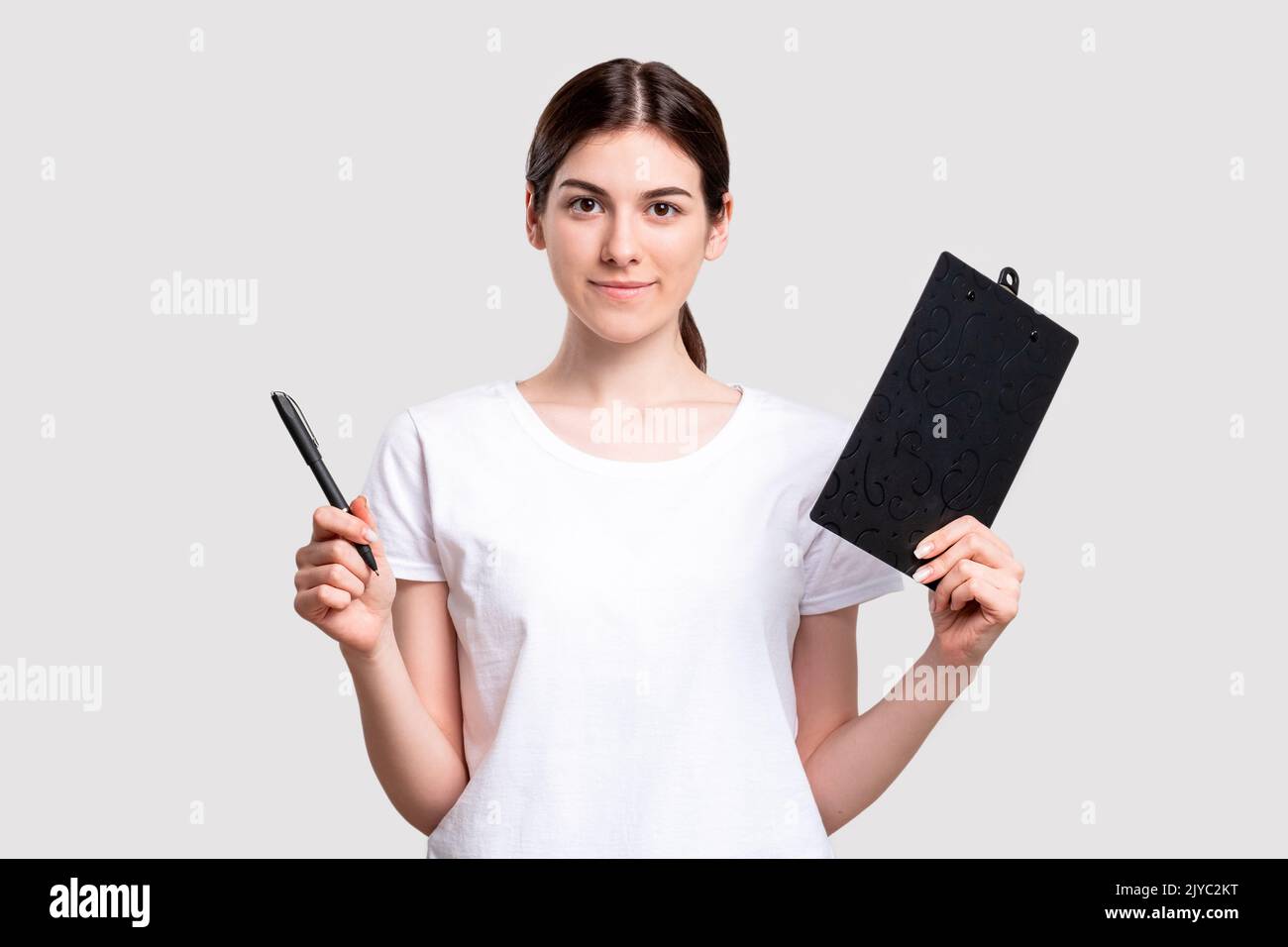 successful woman portrait motivation course leader Stock Photo - Alamy