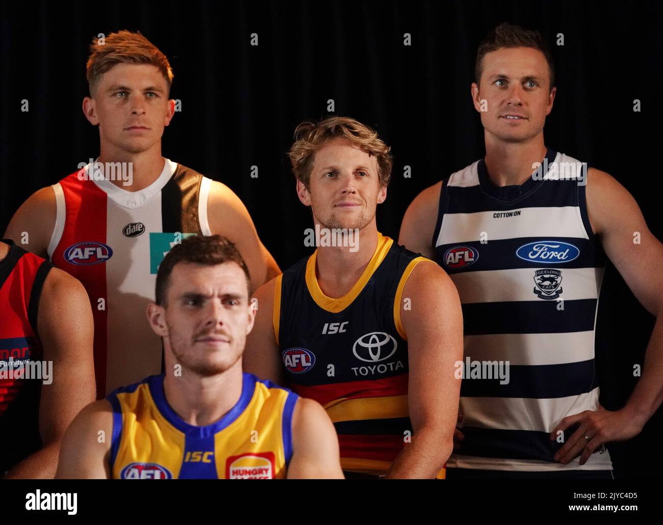 Rory Sloane of the Crows poses during an AFL Club Captains Interview ...
