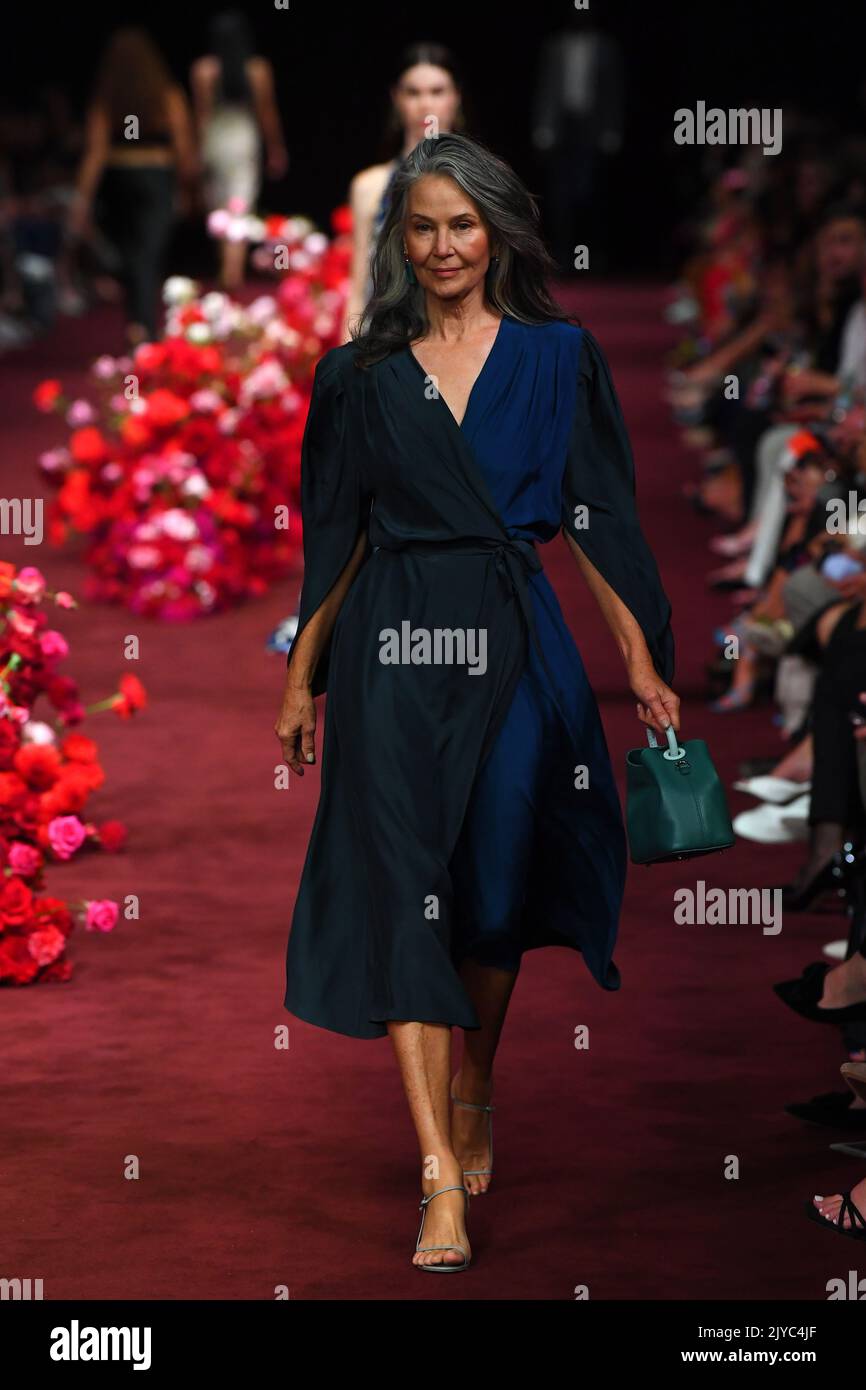 A model walks the Gala Runway 2 wearing a Bianca Spender outfit during ...