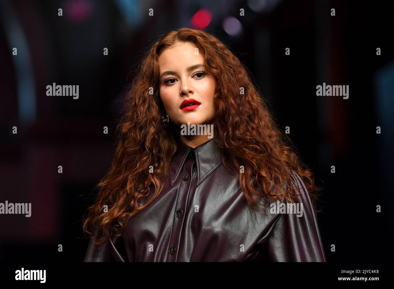 Model Camron Stephens walks the Gala Runway 1 wearing a Belmain outfits ...