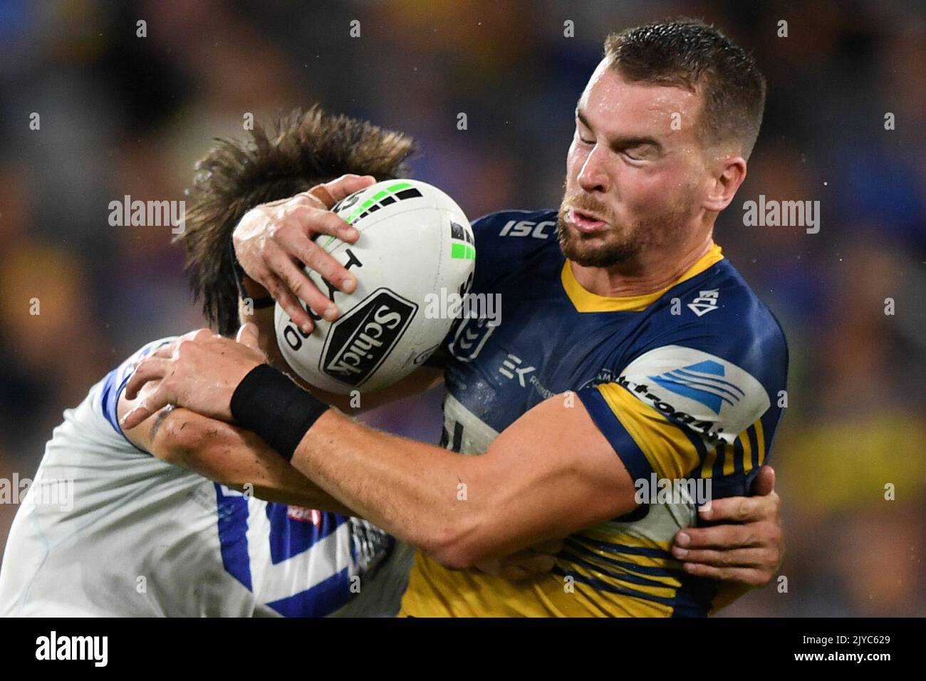 Clint Gutherson of the Eels during the Round 1 NRL match between the ...