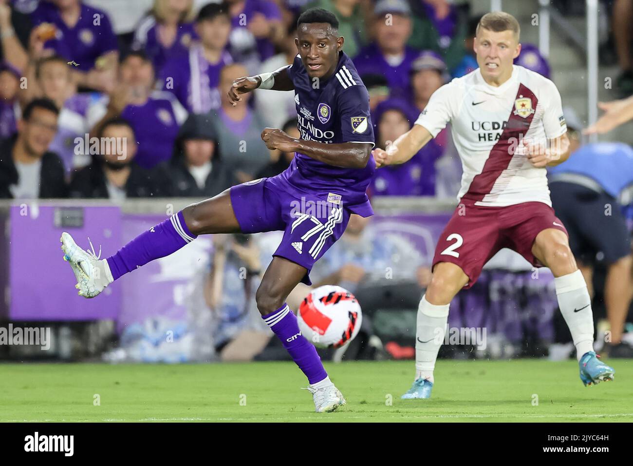 Orlando, Florida, USA. September 7, 2022: Orlando City forward IVÃ N ...