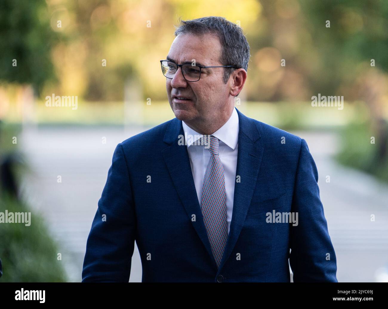 Premier of South Australia Steven Marshall arrives at the Council of ...