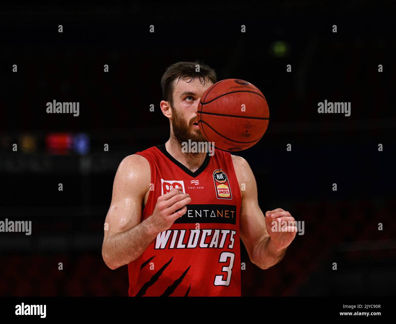 Nick Kay of the Wildcats during Game 3 of the NBL Finals match at Qudos ...