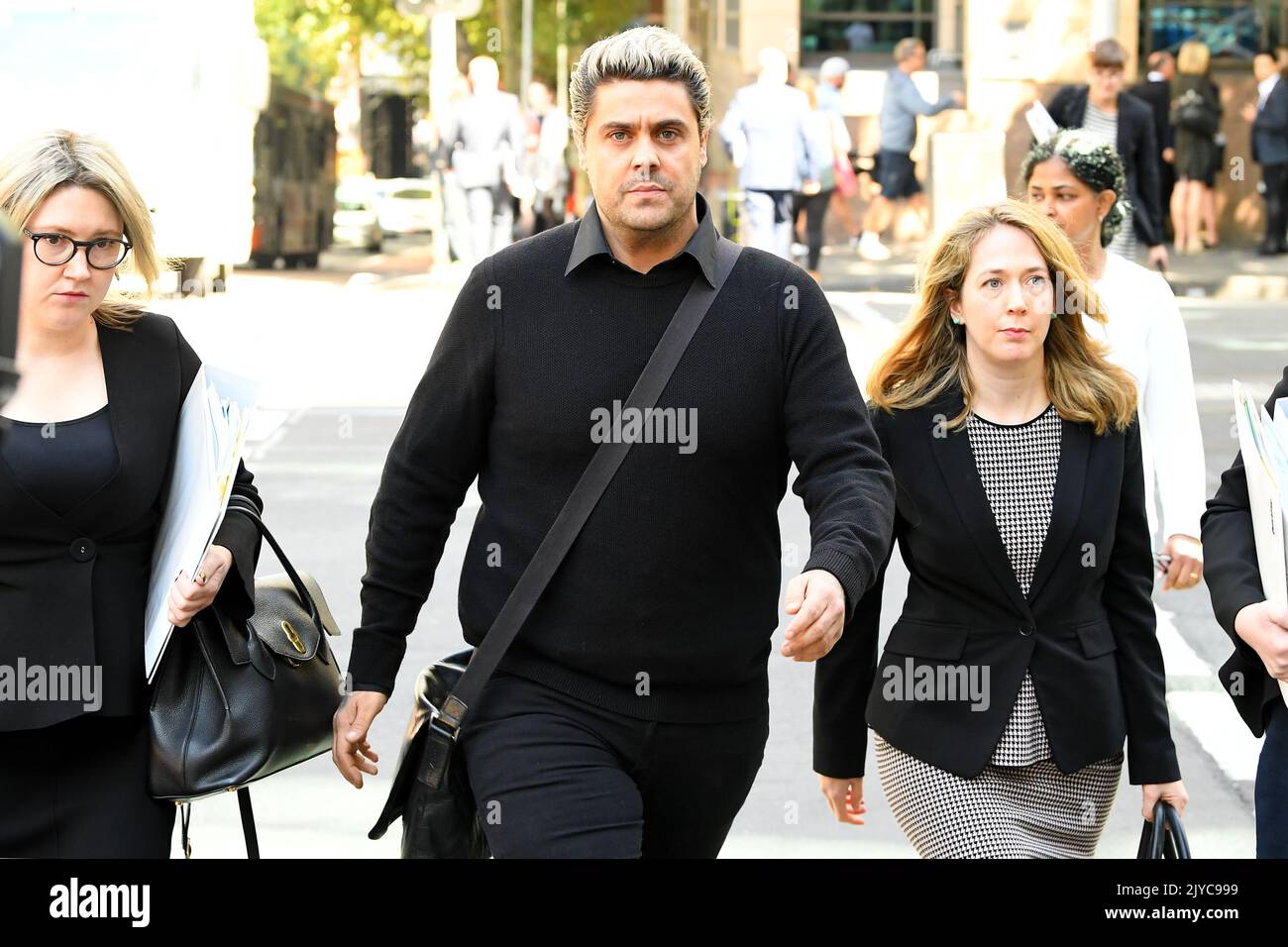 Australian singer Dan Sultan departs the Melbourne Magistrates Court in ...