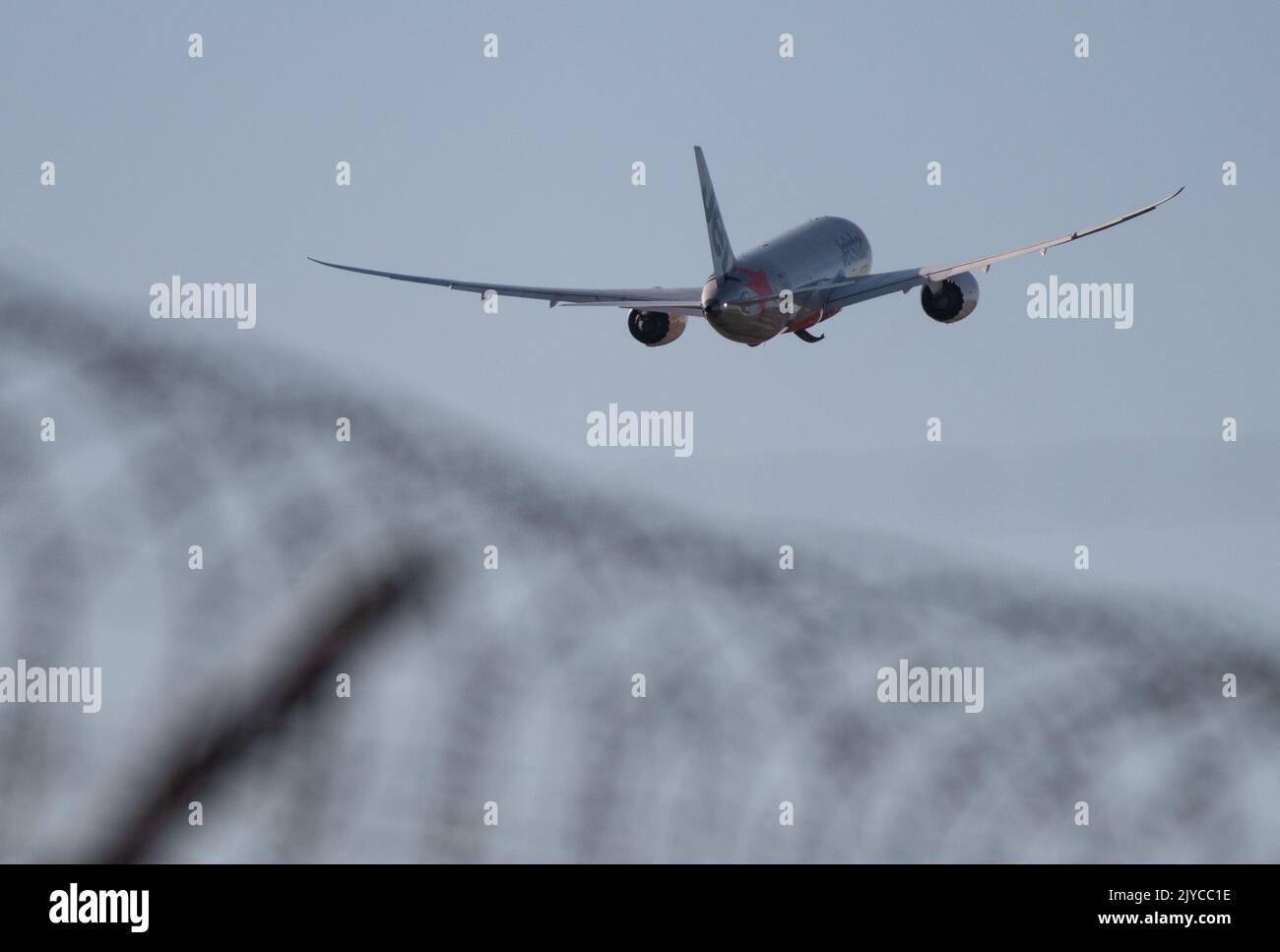 A Jetstar aircraft taking off from Sydney Airport, Friday, March 20 ...