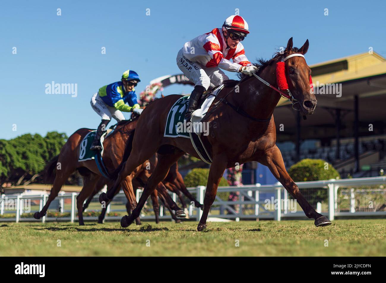 Jockey Mark Du Plessis rides Bold Style to victory in race 6, the QTIS ...