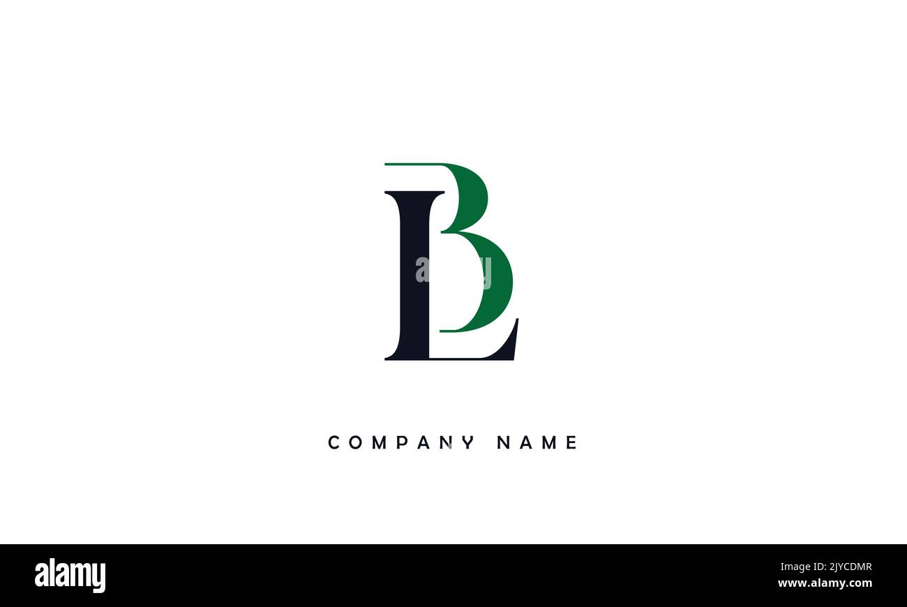 BL, LB Abstract Letters Logo Monogram Stock Vector Image & Art - Alamy