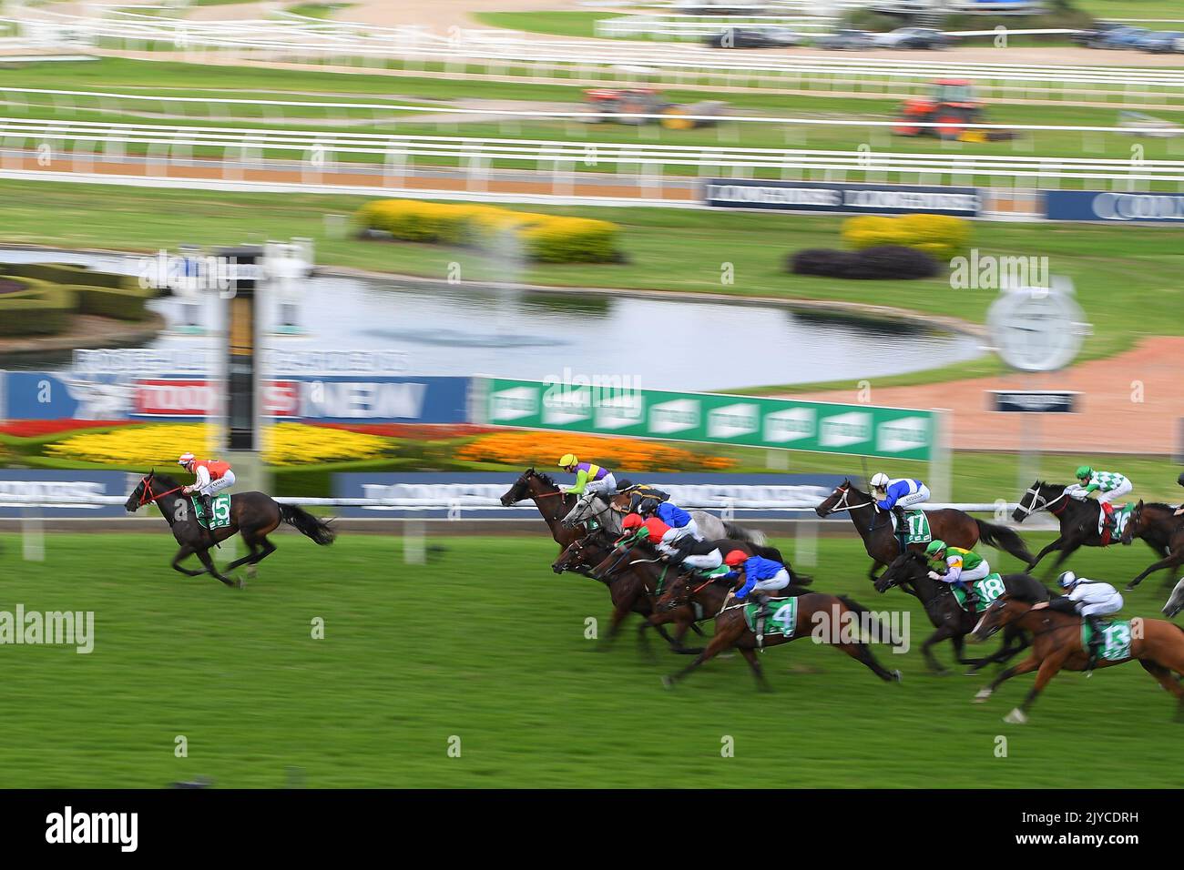 Jockey Jay Ford rides Miss Exfactor to victory in race 9, The Birthday ...