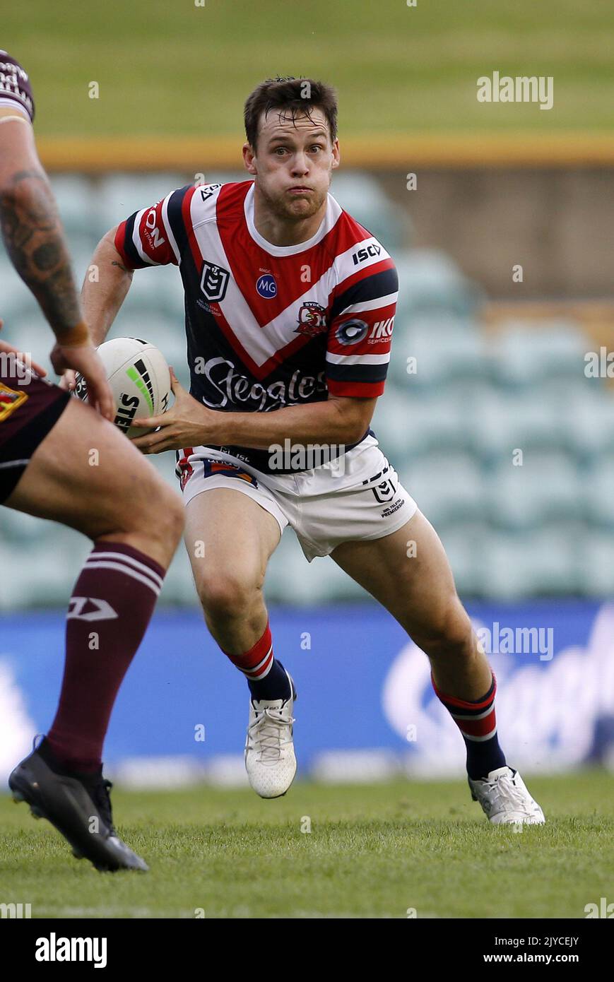 Luke Keary of the Roosters during the round 2 NRL match between the ...