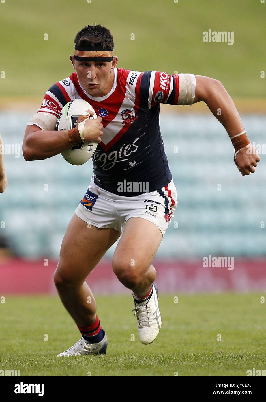 Victor Radley of the Roosters during the round 2 NRL match between the ...