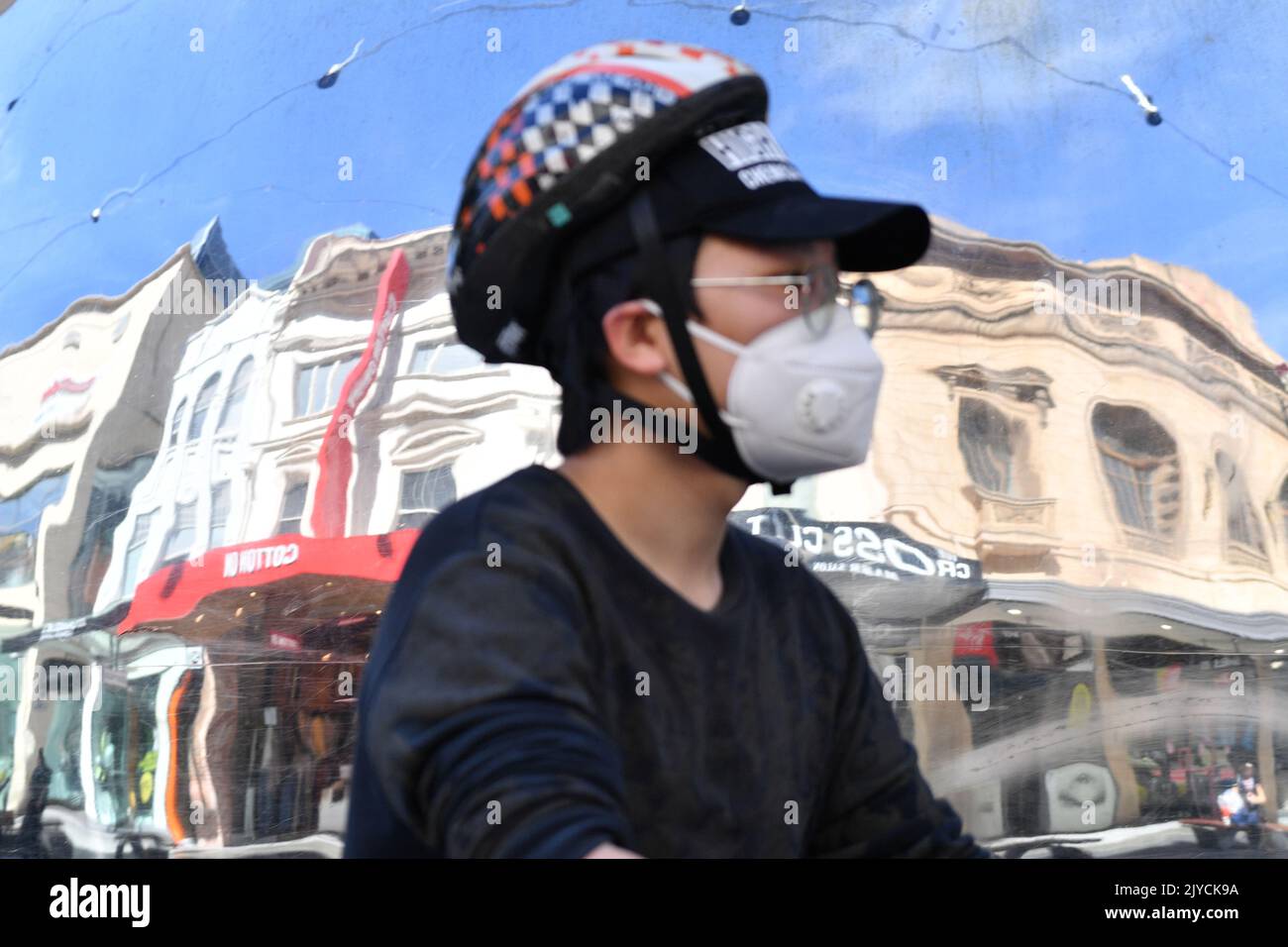 People are seen walking through Rundle Mall in Adelaide, Saturday ...