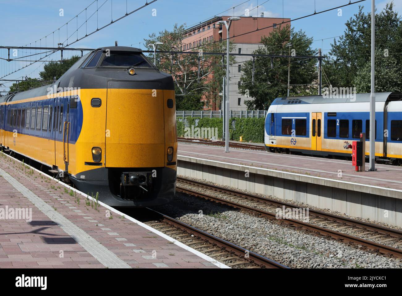 ICM Koploper intercity train arriving at Rotterdam Central Station In ...
