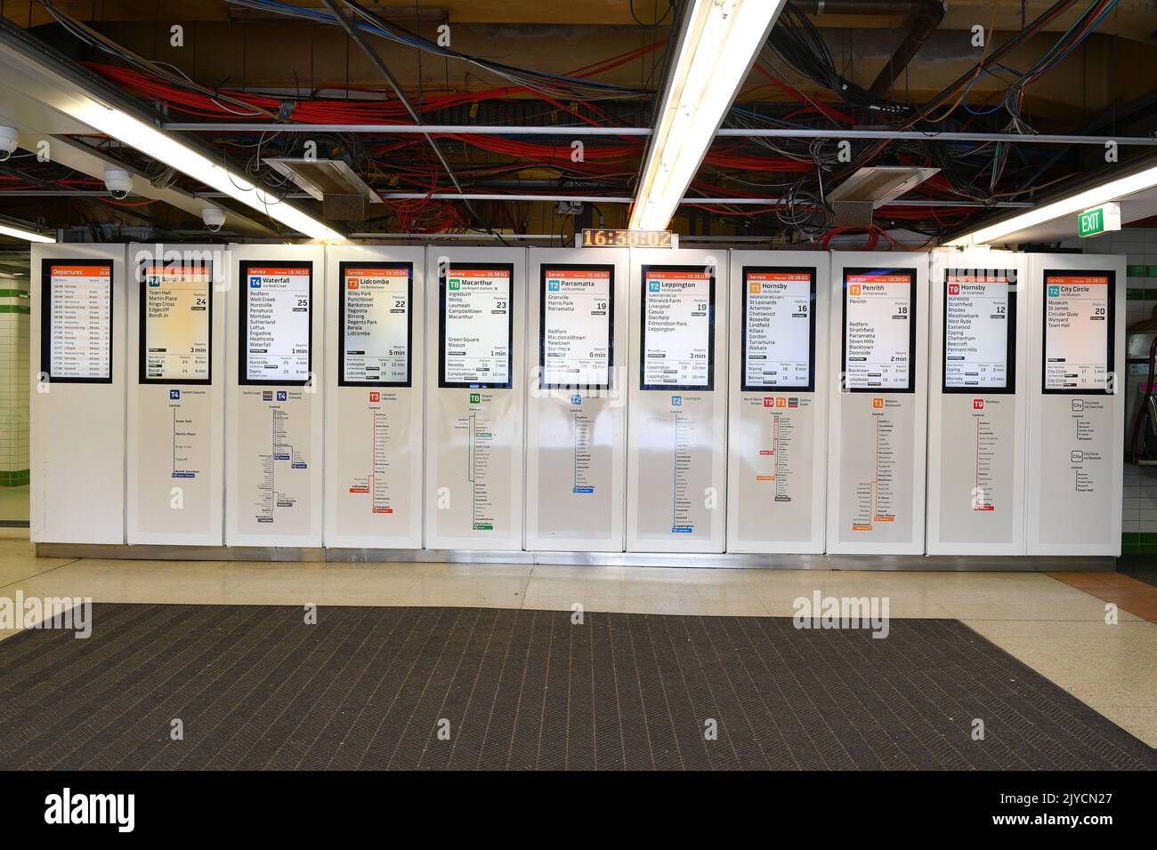 An empty concourse is seen at Central Station in Sydney, Wednesday ...