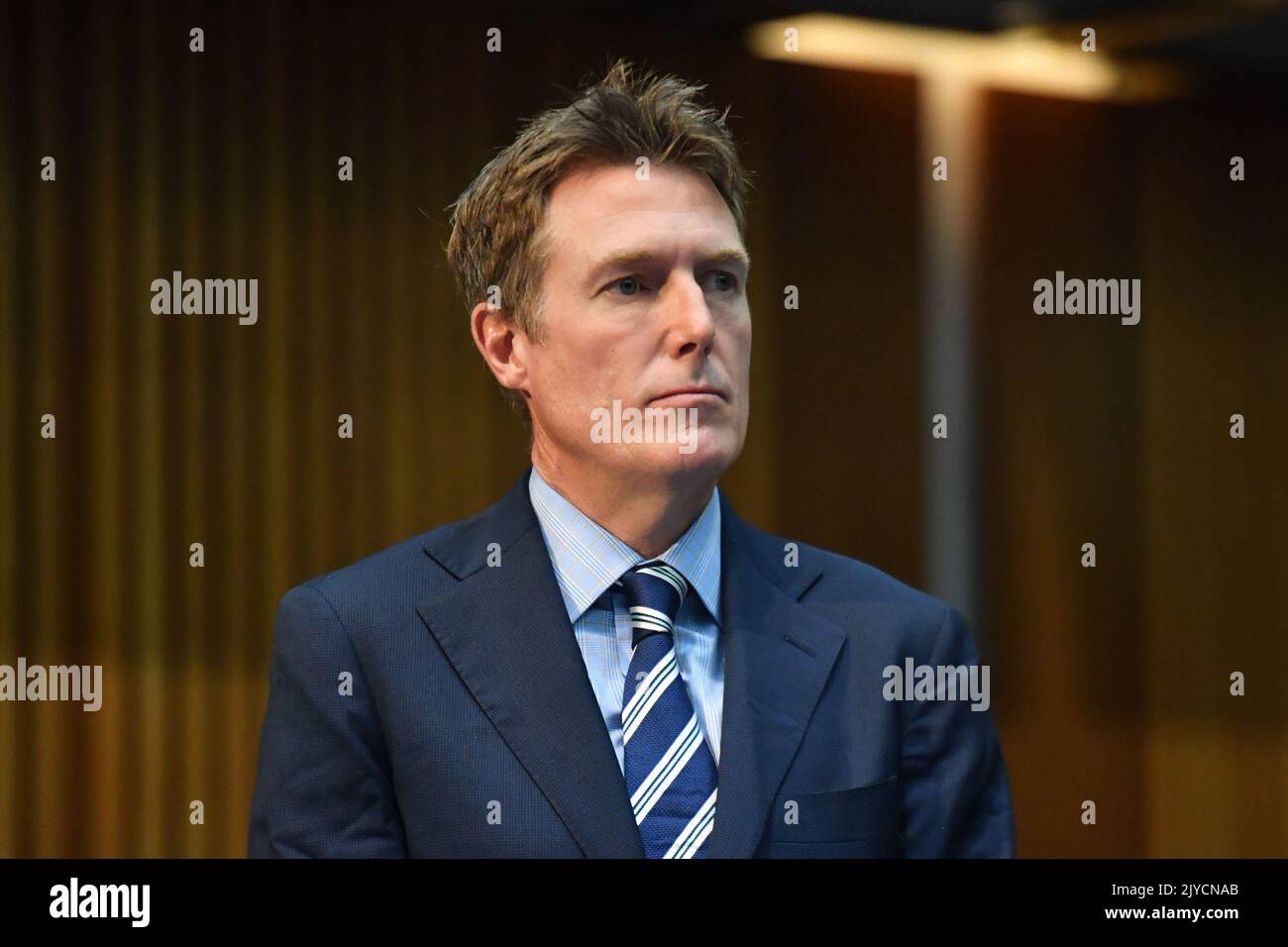 Attorney-General Christian Porter at a press conference at Parliament ...