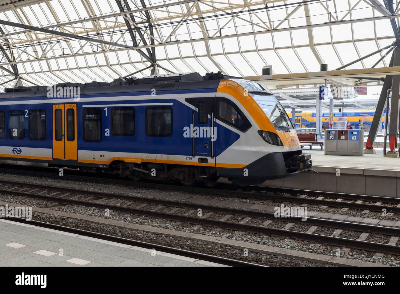 CAF Civity SNG local commuter sprinter train at the railway station of ...
