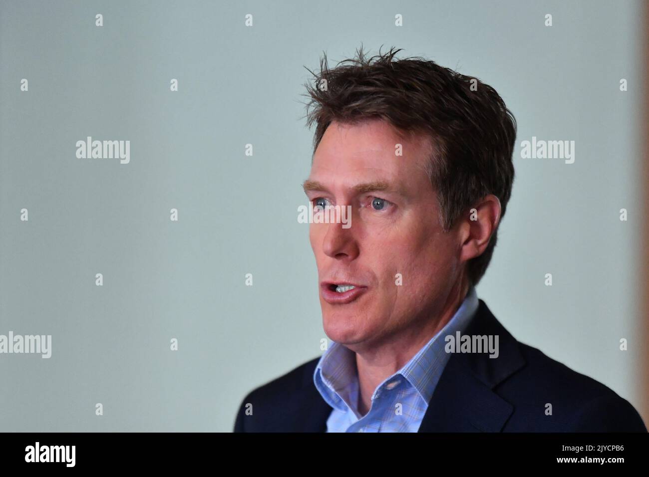 Attorney-General Christian Porter at a press conference at Parliament ...