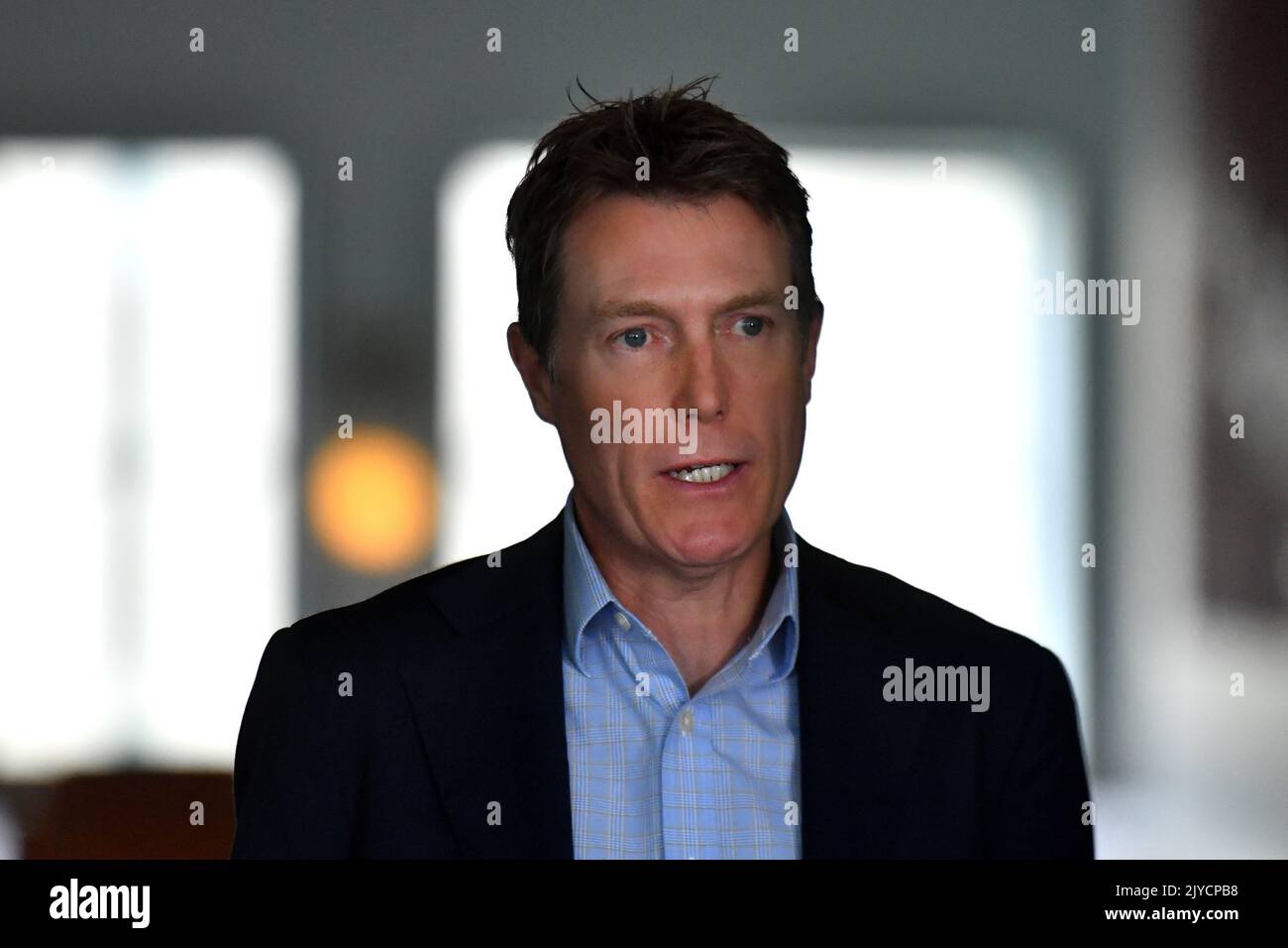 Attorney-General Christian Porter at a press conference at Parliament ...