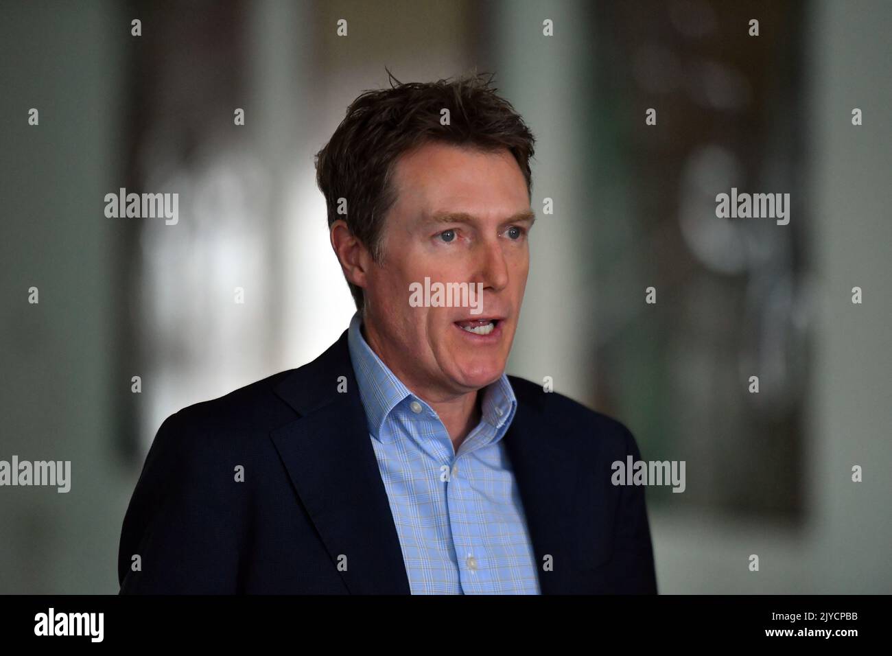 Attorney-General Christian Porter at a press conference at Parliament ...