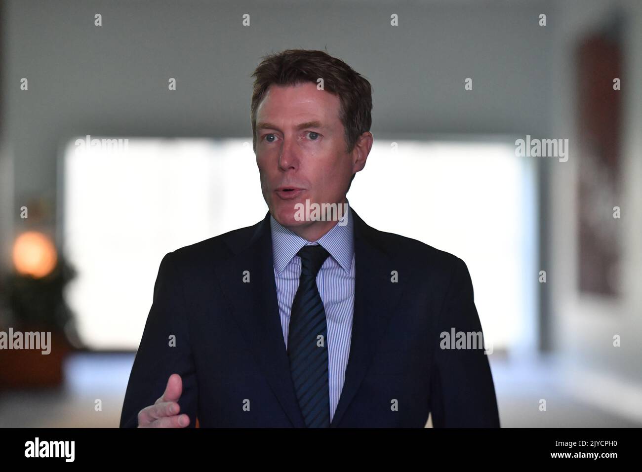 Attorney-General Christian Porter at a press conference at Parliament ...