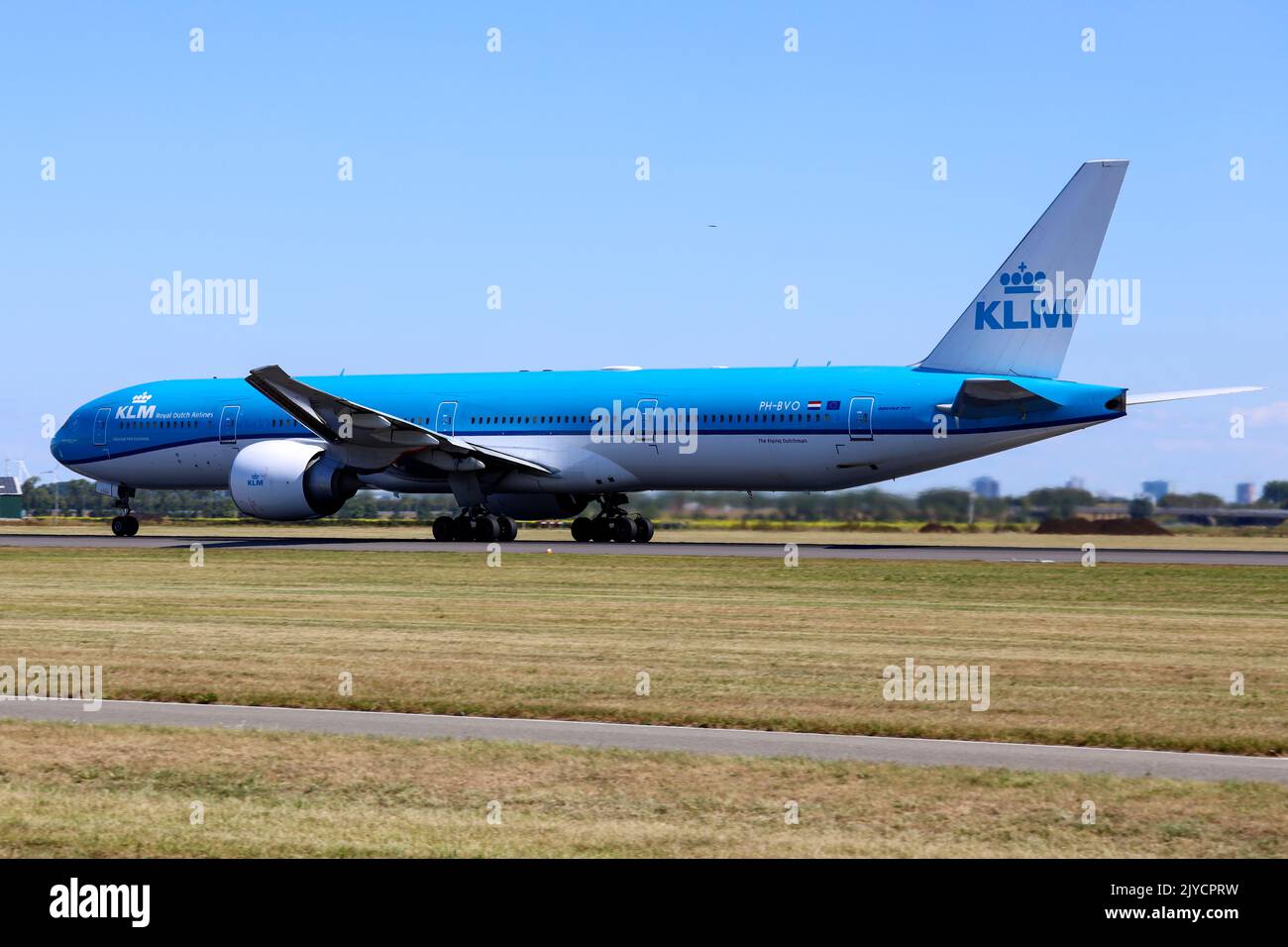 PH-BVO Boeing 777-300ER KLM Royal Dutch Airlines departing from ...