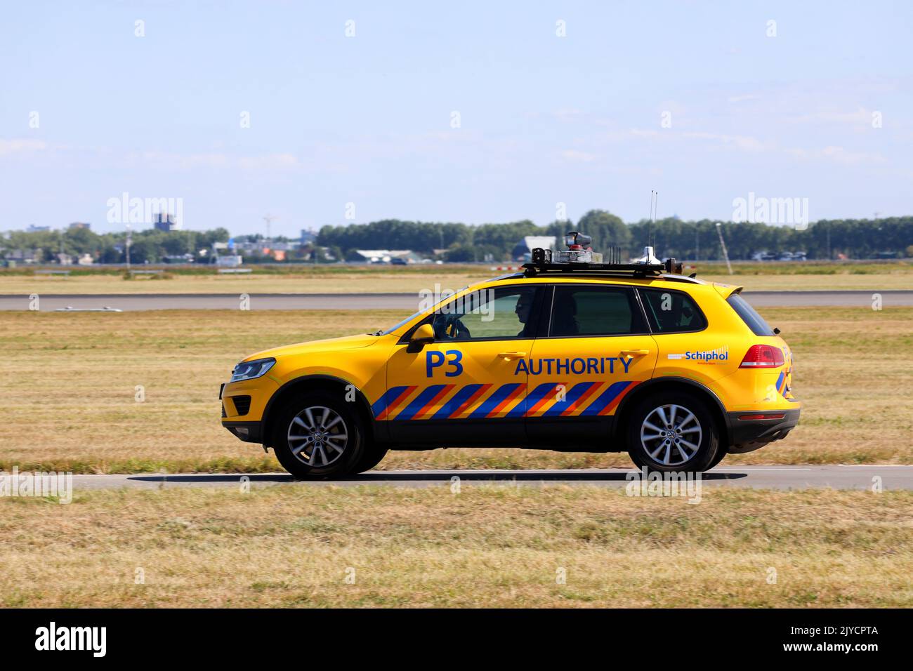 P3 airport Authority from Amsterdam Schiphol Airport at Polderbaan in ...