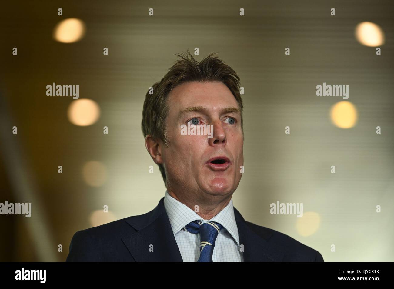 Attorney-General Christian Porter at a press conference at Parliament ...