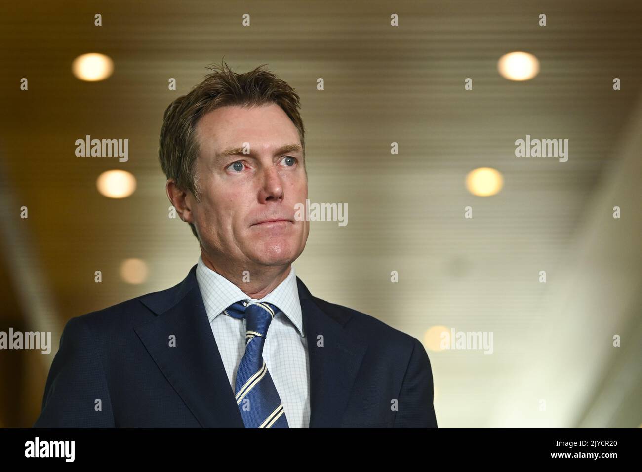 Attorney-General Christian Porter at a press conference at Parliament ...