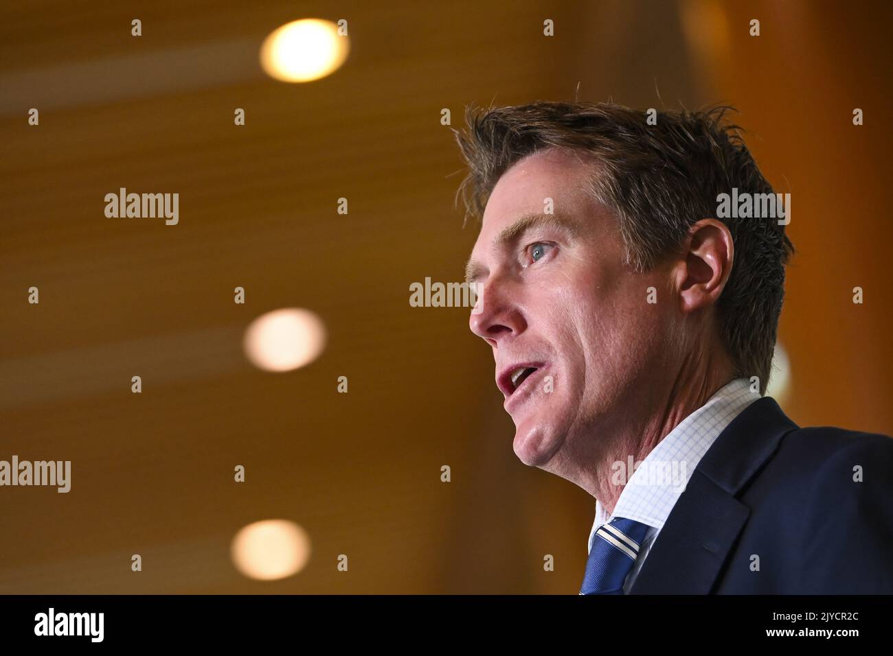 Attorney-General Christian Porter at a press conference at Parliament ...