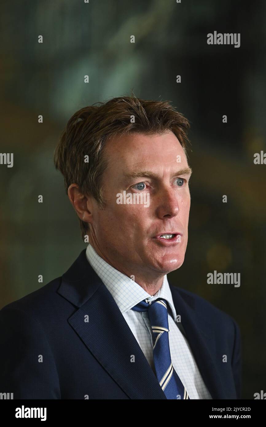 Attorney-General Christian Porter at a press conference at Parliament ...
