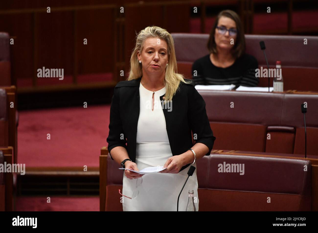 Nationals Senator Bridget McKenzie during Question Time in the Senate ...