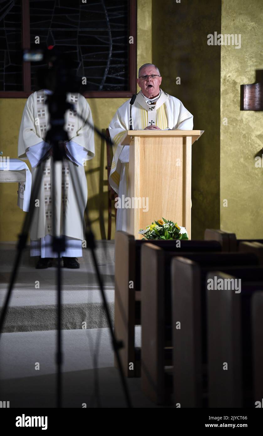 Brisbane's Catholic archbishop Mark Coleridge delivers a Holy Thursday ...