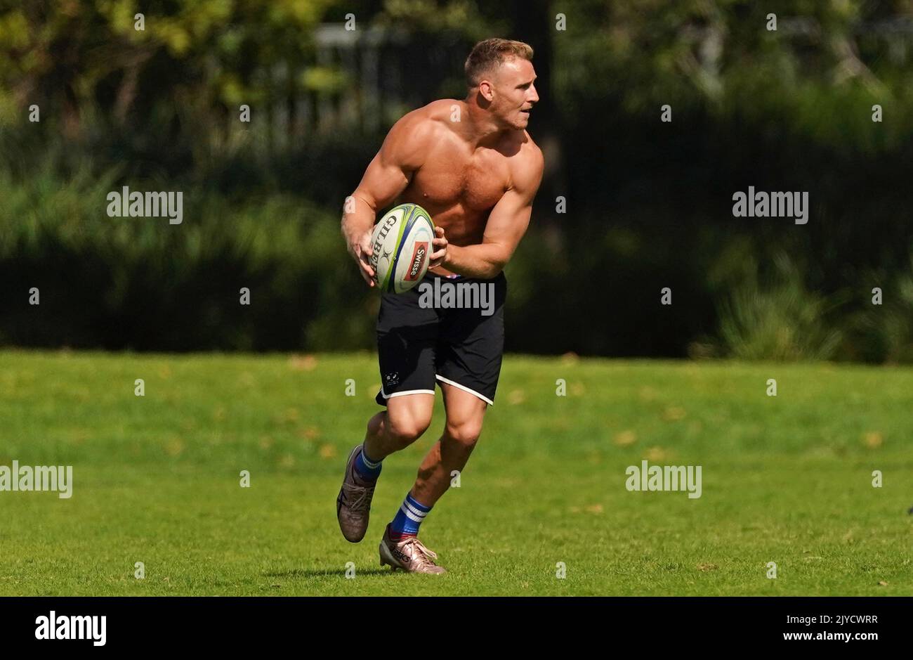 Reece Hodge of the Melbourne Rebels Super Rugby team trains in ...