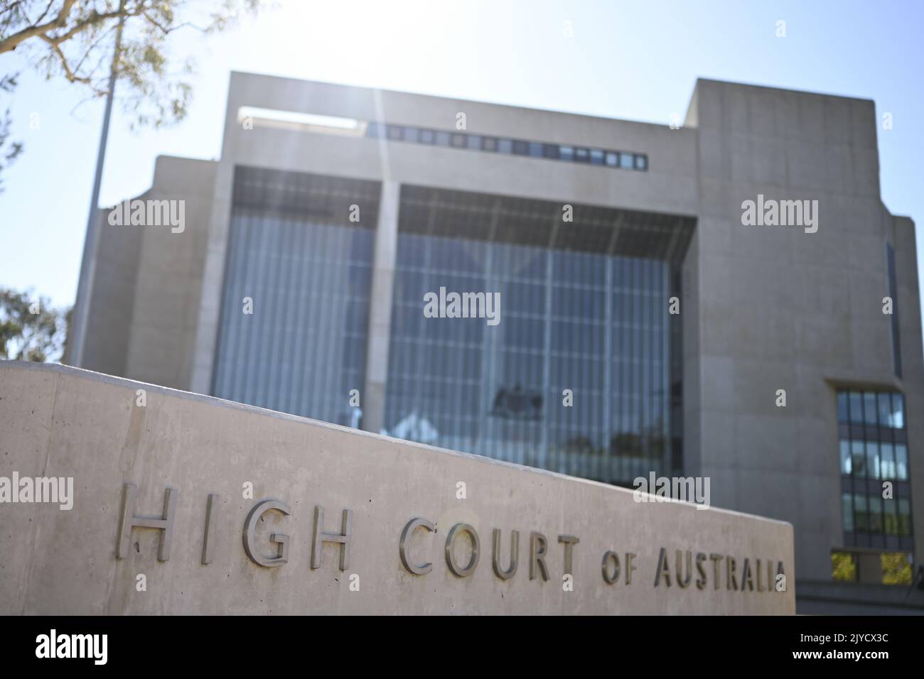 View of the High Court of Australia in Canberra, Wednesday, April 15 ...