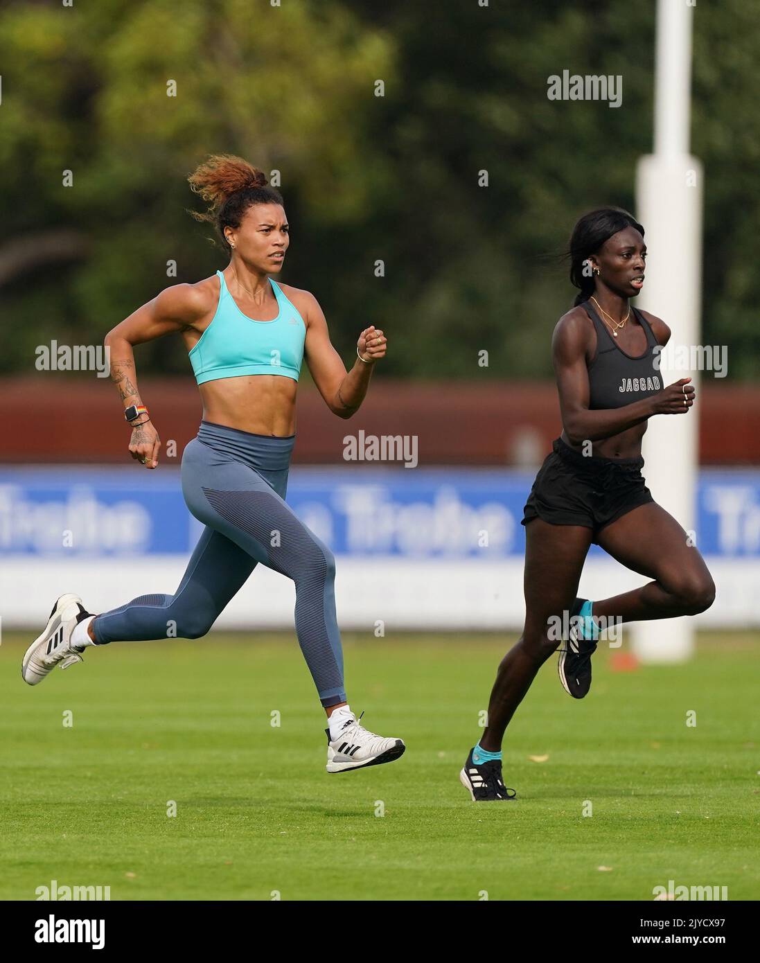 Australian sprinter Morgan Mitchell and Australian athlete Nana Adoma ...