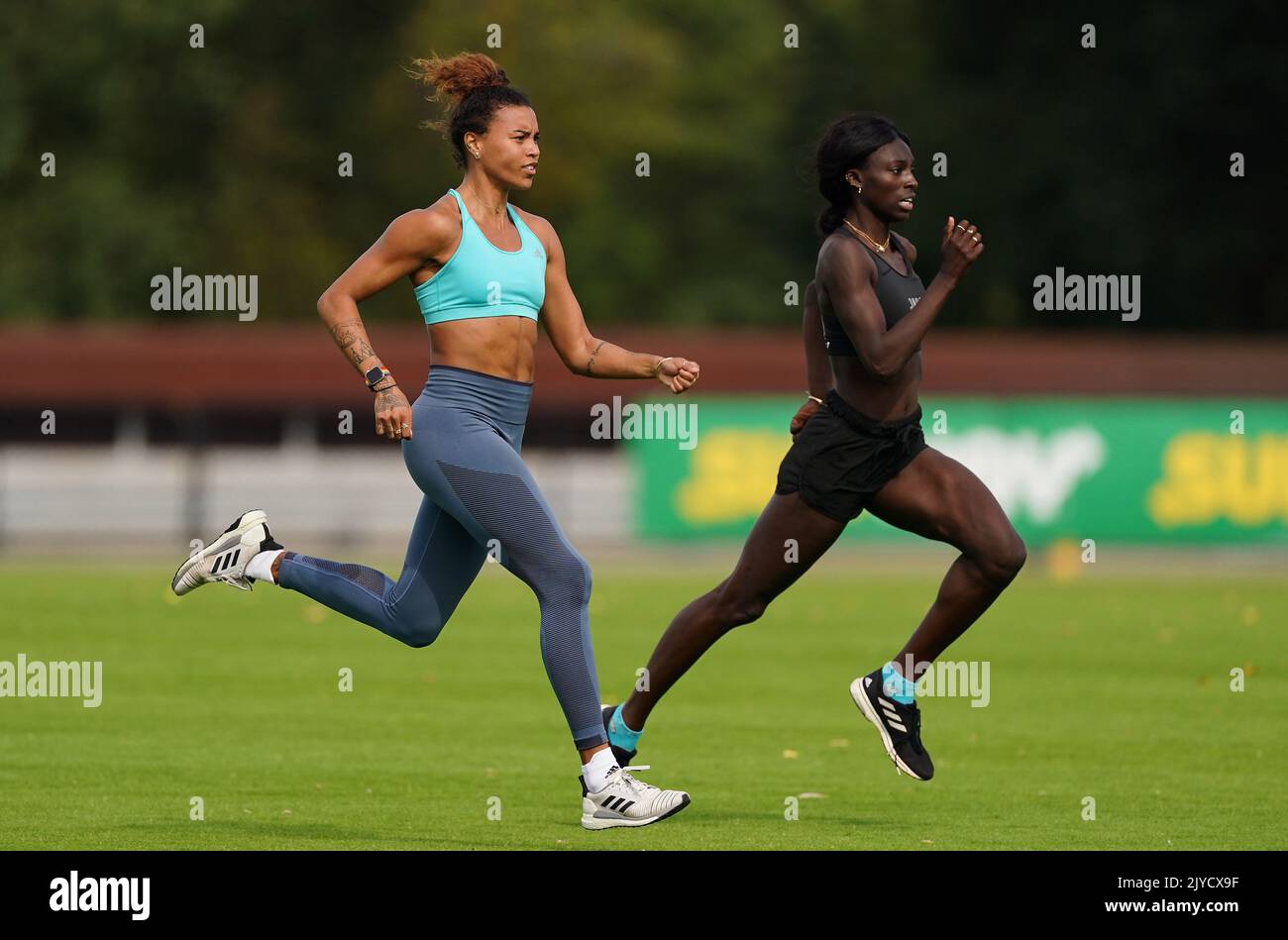Australian sprinter Morgan Mitchell and Australian athlete Nana Adoma ...