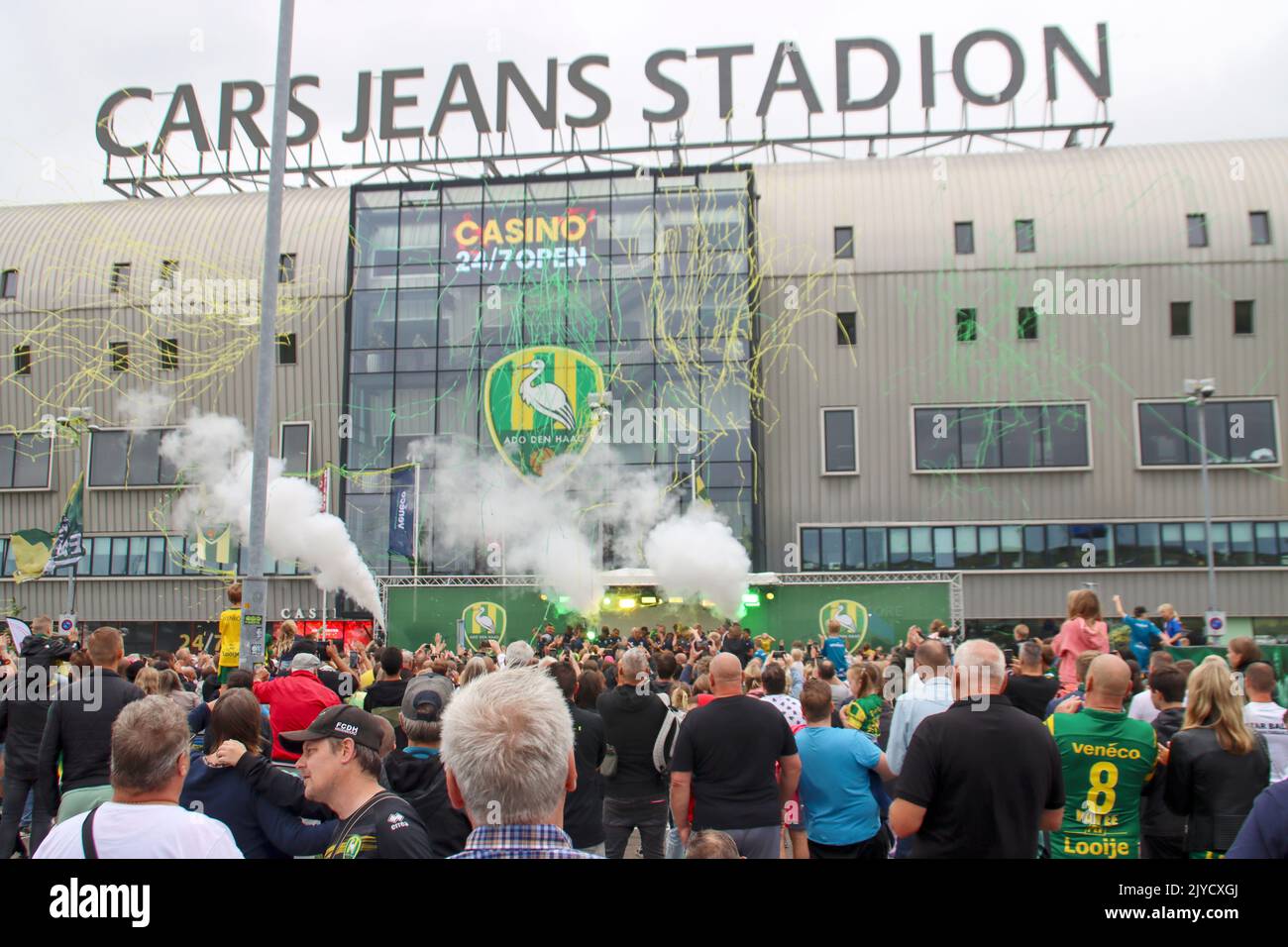 An aerial view the den football stadium hi-res stock photography and ...