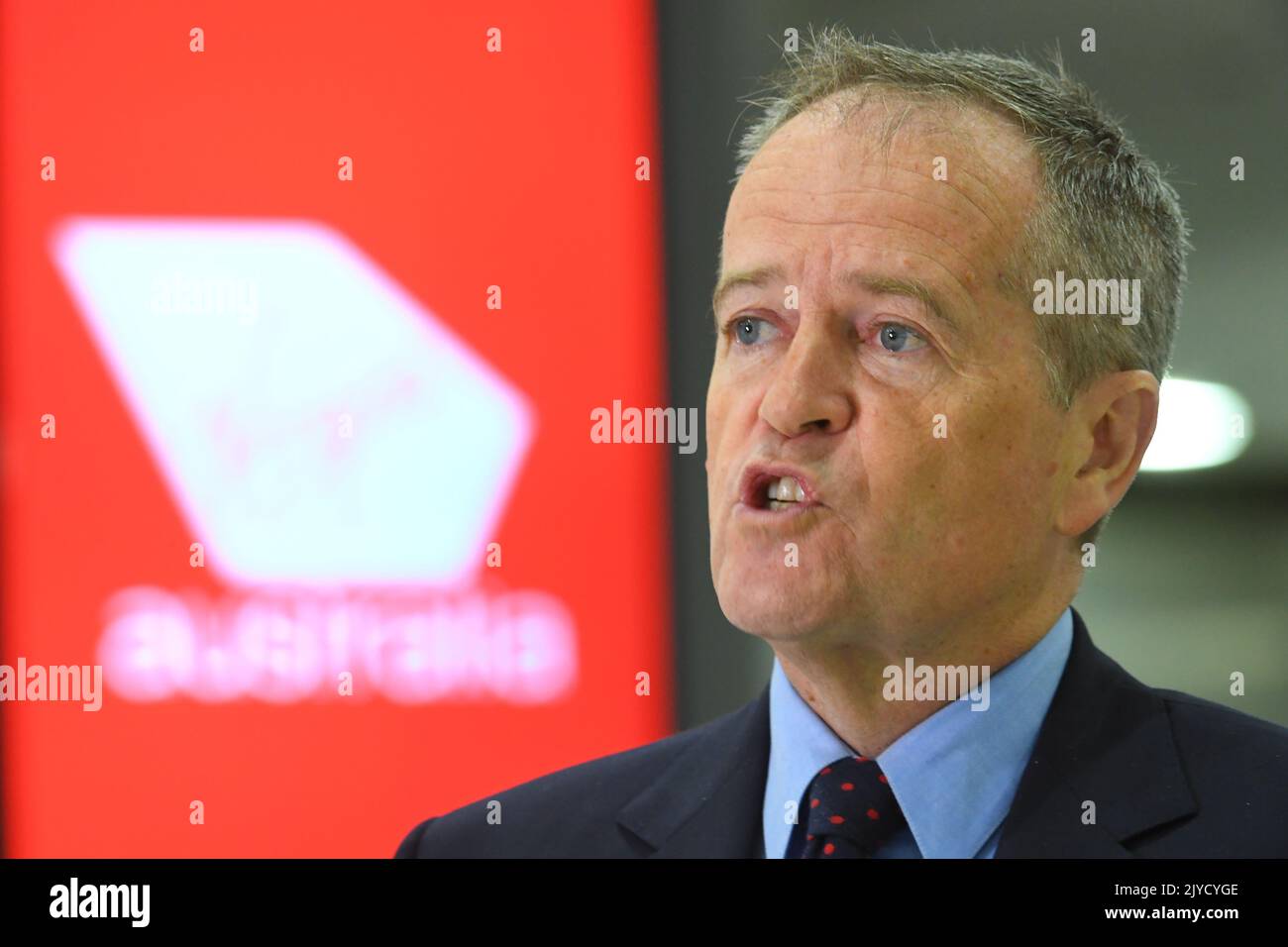 Bill Shorten MP speaks to the media during a press conference at ...
