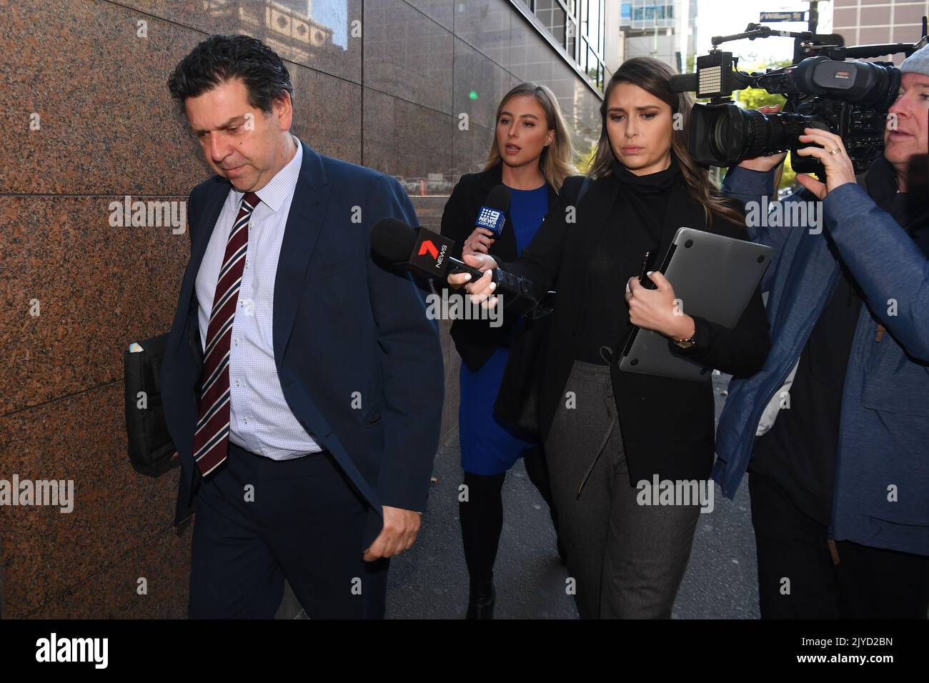 Mohinder Singh's lawyer Steven Pica (left) departs the Melbourne ...