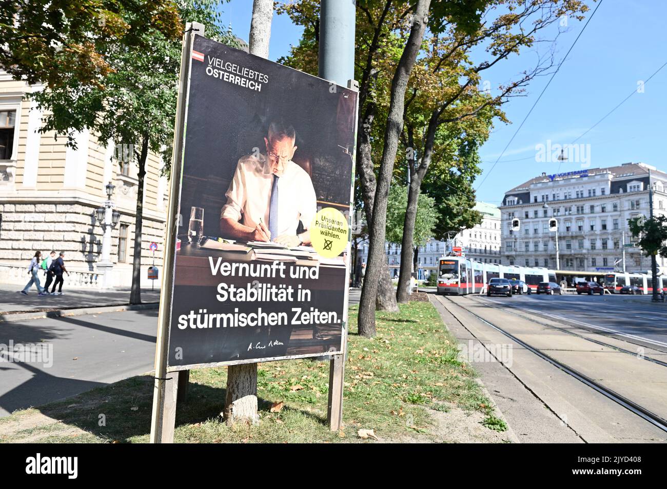 Vienna, Austria. 07th Sep, 2022. Poster campaign for the federal ...