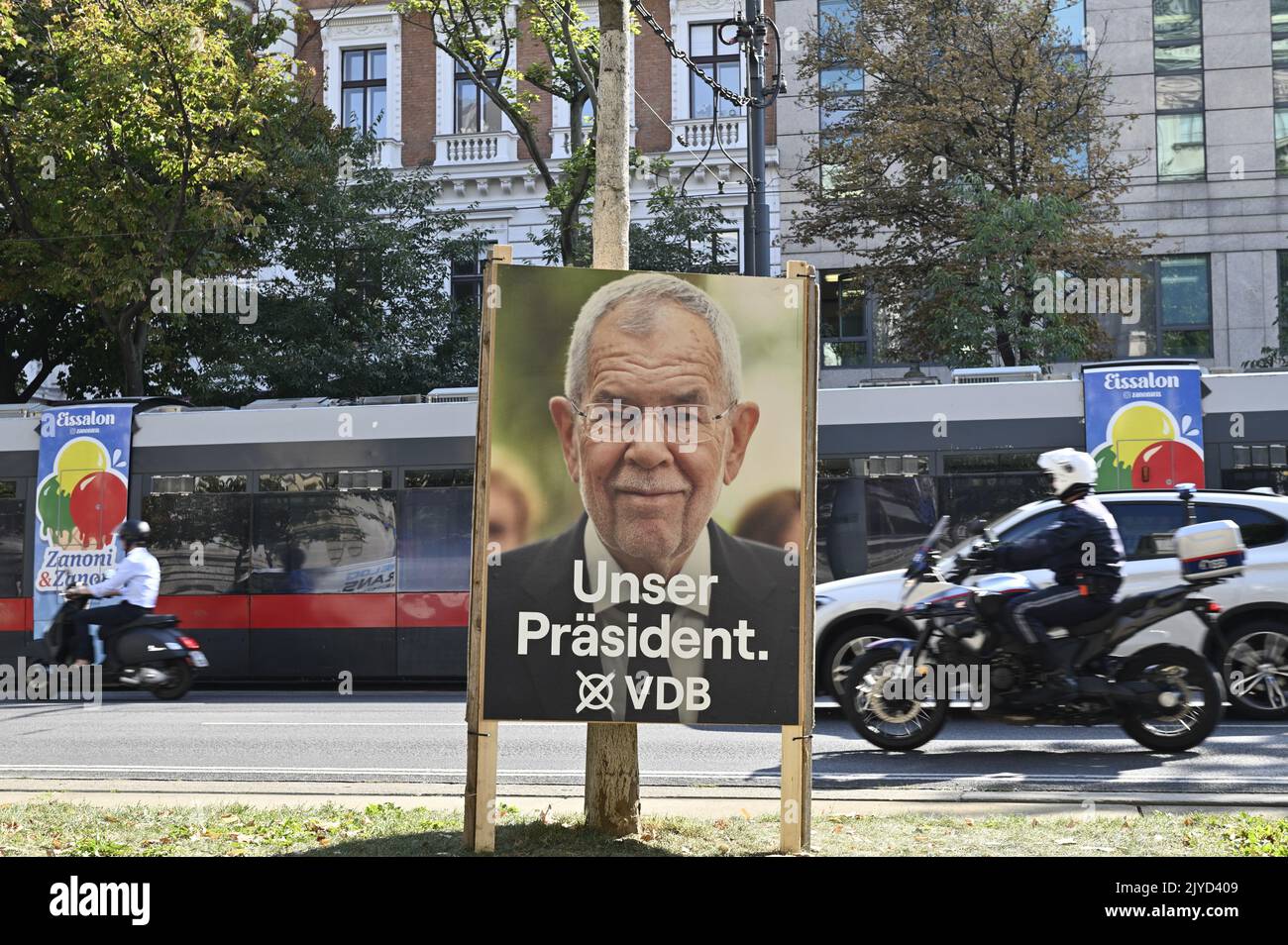 Vienna, Austria. 07th Sep, 2022. Poster campaign for the federal ...